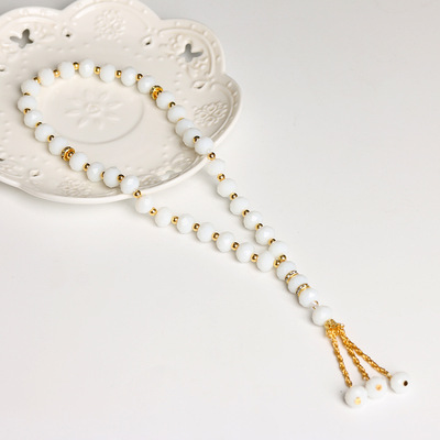 泰斯比哈 塔斯比海 太思碧哈 太斯比哈 33颗10MM水晶念珠中东赞珠