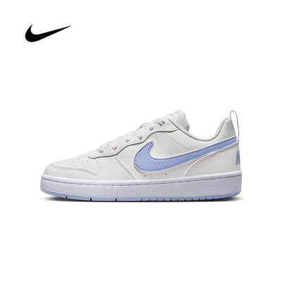 耐克Nike Court Borough Low 2 蓝白女子低帮休闲板鞋 DV5456-103