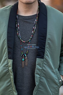 美国矿区项链绿松石摩根币改造