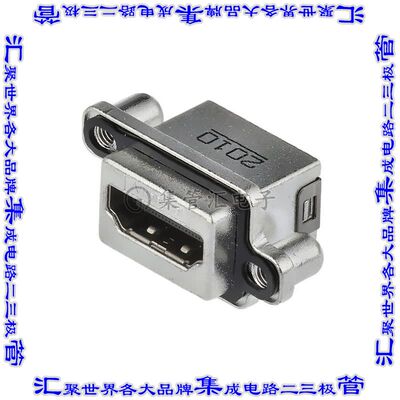 MHDRA111M0 连接器HDMI插座19POS通孔直角