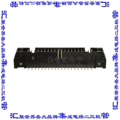 5102153-9 针座连接器40POS接头2排2.54mm公形插针通孔直针镀金
