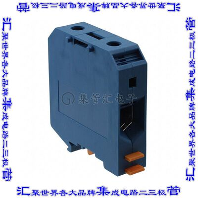 3009105 端子块连接器2POS馈通式20.0mm蓝色1/0-6AWG