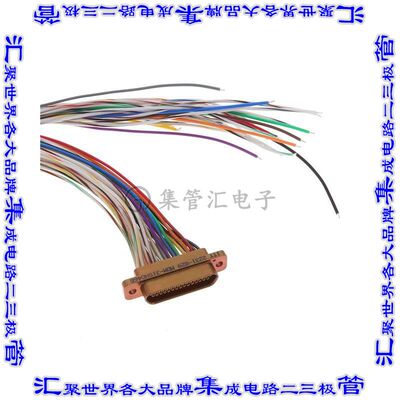MDM-31SCBRM7 连接器31POS插座母插口4排D-TYPE型面板安装通孔直