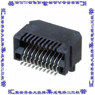 MECT-110-01-MM-D-RA1 插拔式连接器20POS插座SFP+表面贴装直角焊