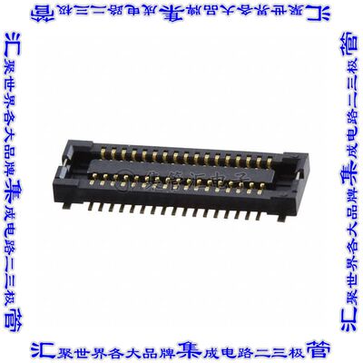 AXT534124A 板对板连接器34POS插口外罩触点2排0.4mm表贴SMD镀金