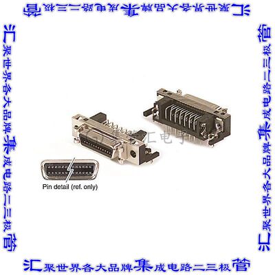 DX10G1M-26SE(50) 接插件连接器CONN MINI HD RCPT 26P R/A SOLDE