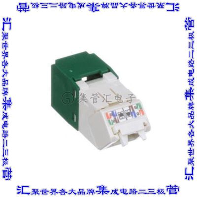 CJUD688TGGR 接插件连接器CAT6 UP/DOWN 45 DEGREE TG WIRECA