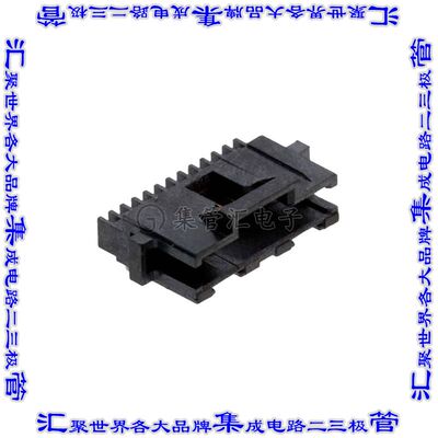 5-104074-1 针座连接器10POS接头1.27mm公形插针通孔直角镀金