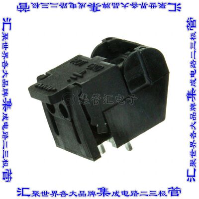 1339345-1 连接器2(1对)单条导线通孔直角IDC22-26AWG黑色