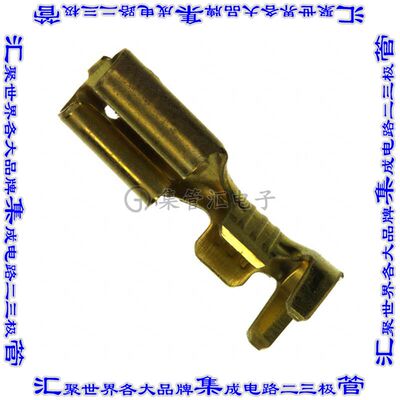 63477-1 快速连接器端子母头4.75mm压接16-20AWG