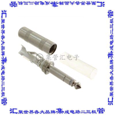 297 接插件连接器CONN PLUG STEREO 6.35MM 3COND