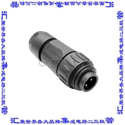 C01620H00310012 圆形连接器4POS插头公引脚螺钉银自由悬挂