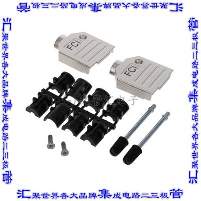 8655MH0902BKLF 连接器9POS后壳180度屏蔽灰色