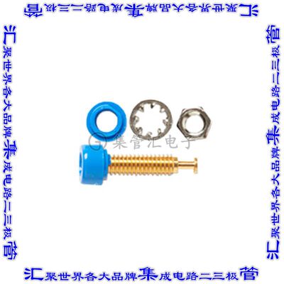 599881 接插件连接器CONN TIP JACK THRD BLUE