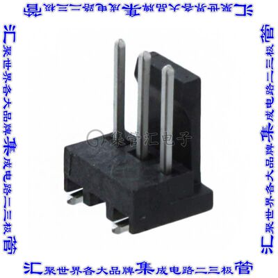 3-647166-3 针座连接器3POS接头2.54mm公形插针表贴SMD锡