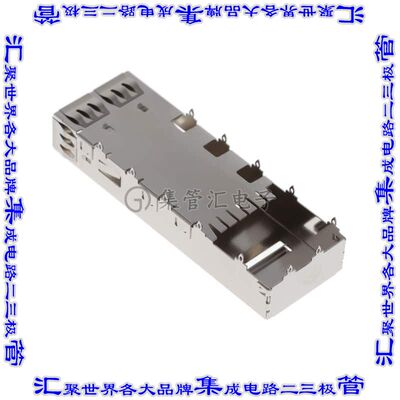 QSFPC-PF-01 插拔式连接器机架QSFP通孔直角压配
