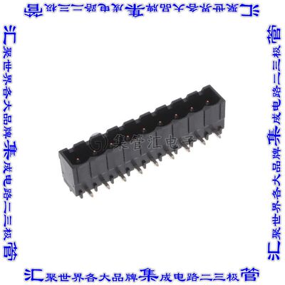 2342083-9 端子块连接器9POS接头公引脚带罩5.08mm黑色90DEG通孔
