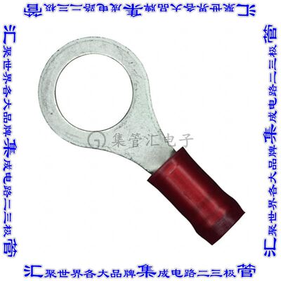 31895 环形连接器端子圆形5/16接线柱16-22AWG压接