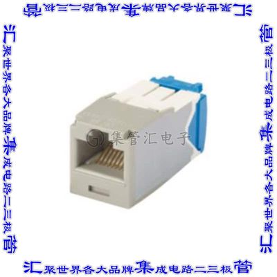 CJ6X88TGIG-24 接插件连接器MINI-COM MODULE, CAT 6A, UTP, 8
