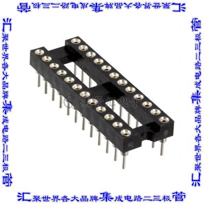 SA243000 连接器IC插座DIP 7.62mm插口24(2 x 12)位置镀金通孔