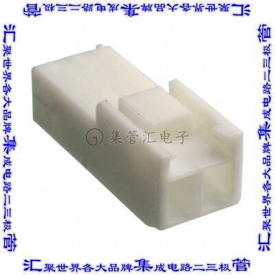 179463-1 矩形连接器外壳2POS插座3.96mm公形引脚天然色自由悬挂