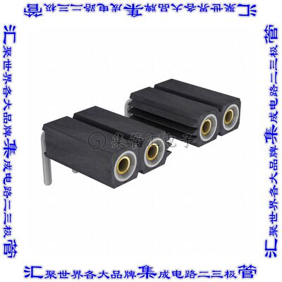 801-87-050-20-001101 针座连接器50POS插座2.54mm母形插口通孔直