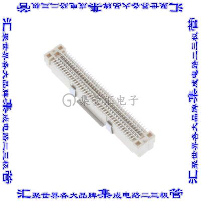 2-5179230-3 板对板连接器80POS插头中央触点带2排0.8mm表贴SMD镀