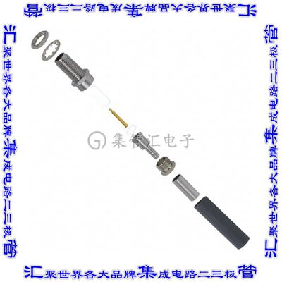 CONREVSMA005 同轴连接器RP-SMA插座公插针焊接50欧姆面板安装