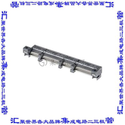 2340321-1 卡边缘连接器168POS母头2排0.6mm黑色镀金
