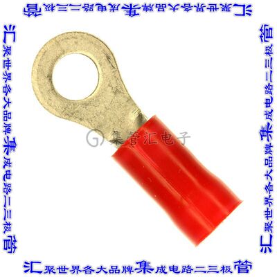 34144 环形连接器端子圆形6接线柱16-22AWG压接