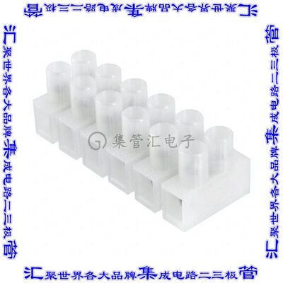 1776293-6 端子块连接器6电路欧式接线板2排8mm螺钉