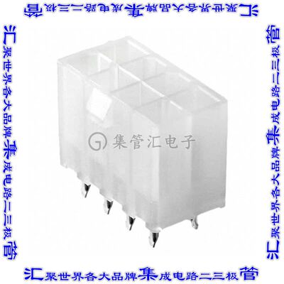 1586037-8 针座连接器8POS接头2排4.2mm公形插针通孔直针锡