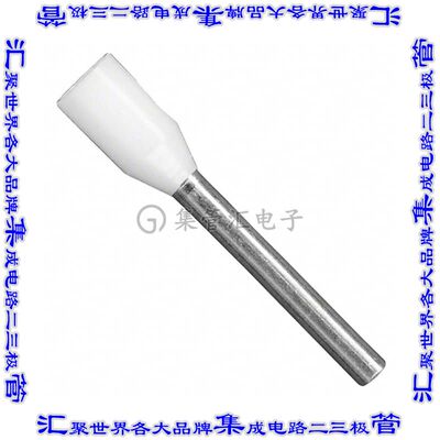 11122075 接插件连接器CONN FERRULE W TYPE 20-22AWG WHT