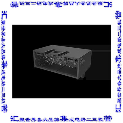 10168530-124KALF 针座连接器24POS接头2排1.8mm公形插针通孔直角