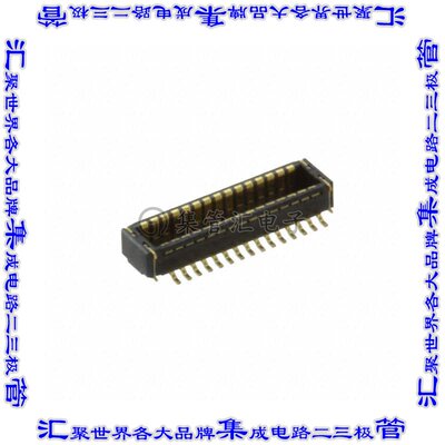 DF40GB-30DP-0.4V(51) 板对板连接器30POS插头外罩触点2排0.4mm表