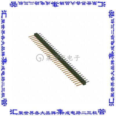 3-826646-2 针座连接器32POS分离式2.54mm公形插针通孔直针镀金