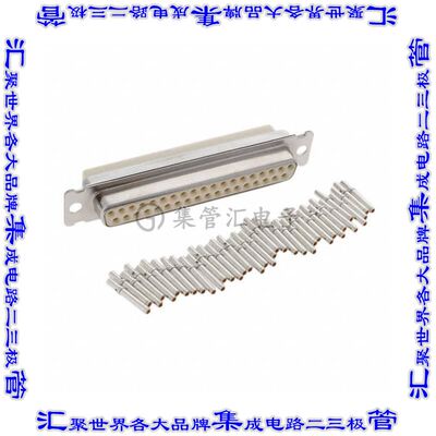 DCMA37SF225 连接器37POS插座母插口2排D-Sub面板安装