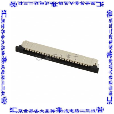 2-84953-5 连接器25POS FFC/FPC 1mm触点顶部表面贴装直角