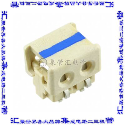 1-2106431-2 连接器2POS单条导线4mm表面贴装直角IDC20AWG天然色