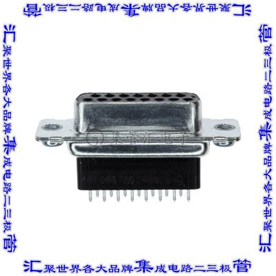 5745820-1 连接器15POS插座母插口2排D-Sub通孔