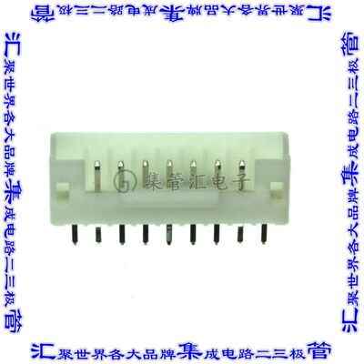 1735446-9 针座连接器9POS接头2mm公形插针通孔直针锡