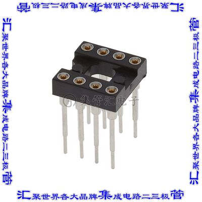 126-43-308-41-001000 连接器IC插座DIP 7.62mm插口8(2 x 4)位置