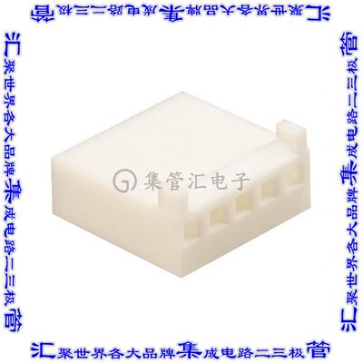 22013057 0022013057矩形连接器外壳5POS插座2.54mm白色自由悬挂