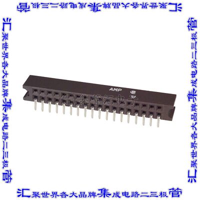 5-532955-6 针座连接器36POS插座2排2.54mm母形插口通孔直角镀金