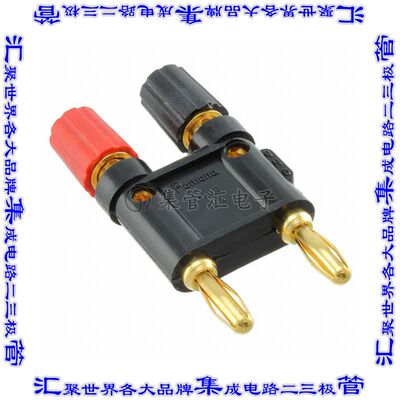 5405 接插件连接器CONN BIND POST DL FLUTD BLK/RED