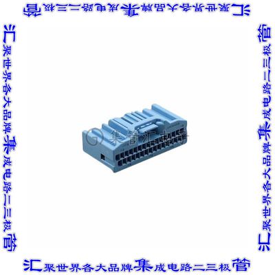 MX34032SF4 矩形连接器外壳32POS插座2排2.2mm母形插口蓝色自由悬