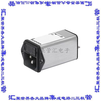 4301.8052 电源接入连接器3POS插座公插片模块IEC320-C14面板安装