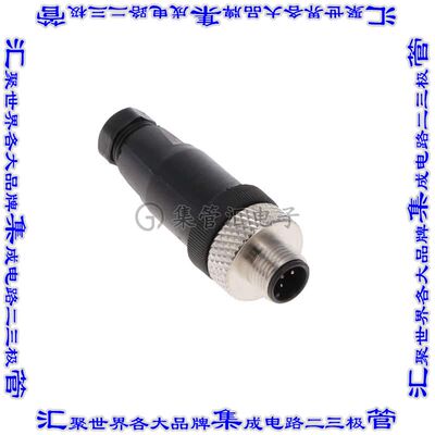 CNM12-S5SP0-BP7 圆形连接器5POS插座公形引脚螺钉镀金自由悬挂