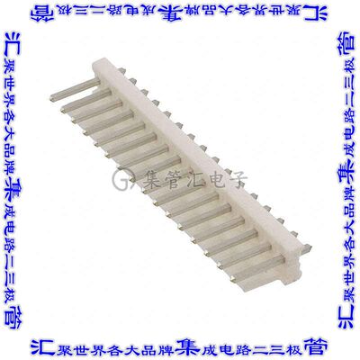 1-640445-6 针座连接器16POS接头3.96mm公形插针通孔直针锡