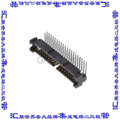 45240-500230 针座连接器40POS接头2排1.27mm公形插针通孔直角镀